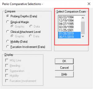 Comparing Perio Exam Information | Dentrix Enterprise Blog