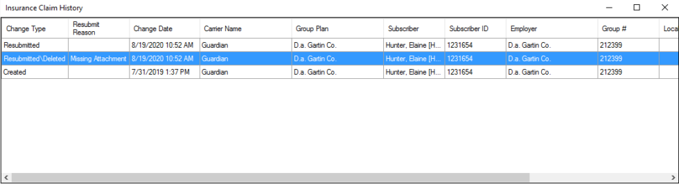 Tracking Insurance Claim History | Dentrix Enterprise Blog