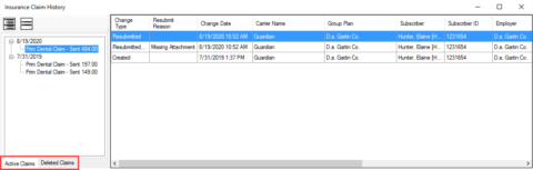 Tracking Insurance Claim History | Dentrix Enterprise Blog