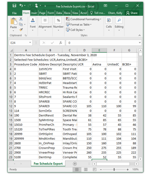 A More Useful Way to Manage Your Fee Schedules | Dentrix Enterprise Blog