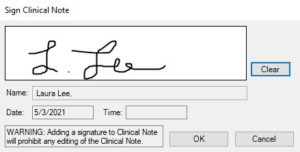 Editing and Signing Clinical Notes from the Signature Manager | Dentrix ...