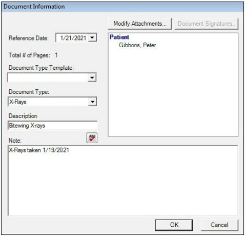 Importing a Document into the Document Center | Dentrix Enterprise Blog